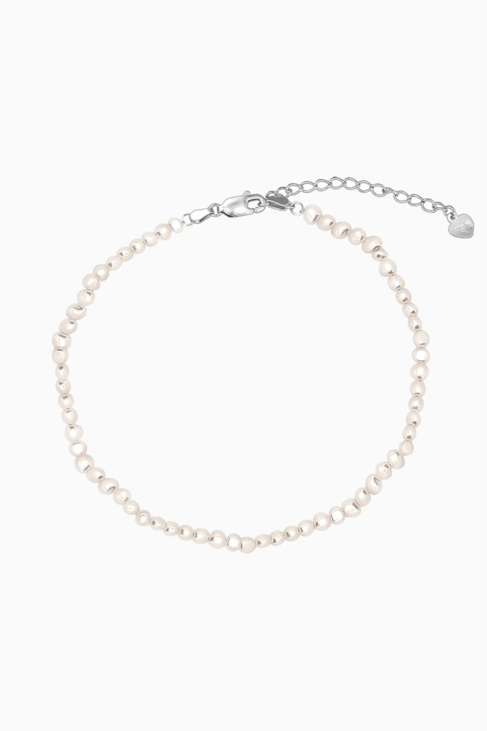 Bratara picior Manissi cu perle mici de 3.5 mm - Accesoriu elegant