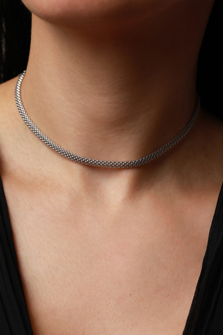 Colier choker argint 925 - Model deosebit si unicat